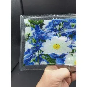 Peggy Karr | Accents | Peggy Karr Fused Glass Art Daisy Flowers ...